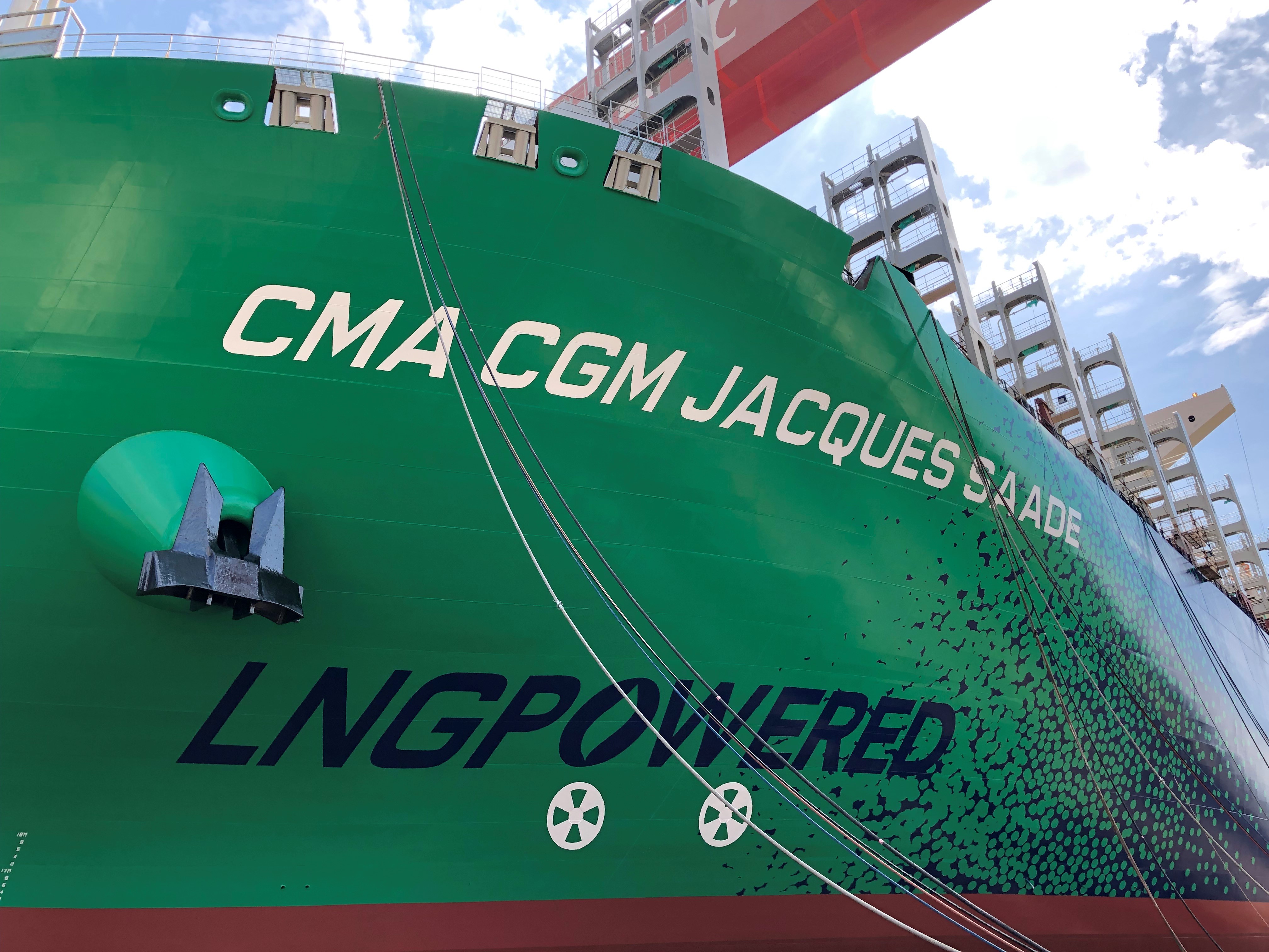 World Premiere: Launching of the World's Largest LNG-Powered Containership and Future CMA CGM ...